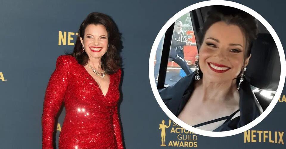 Fran Drescher Channels ‘The Nanny’ In Bold Bustier Gown At 2025 Golden ...