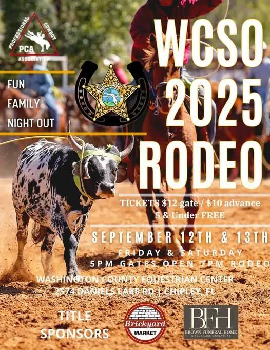 Washington County, Florida Sheriff’s Office Presents 7th Annual Rodeo ...