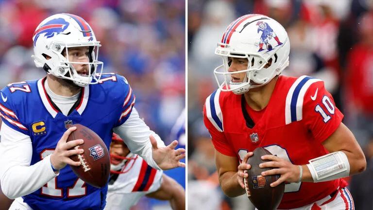 Drake Maye receives a ringing endorsement from Bills QB Josh Allen ...