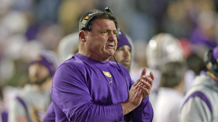 Ed Orgeron reveals viral trend at LSU was inspired by a Hall of Fame ...