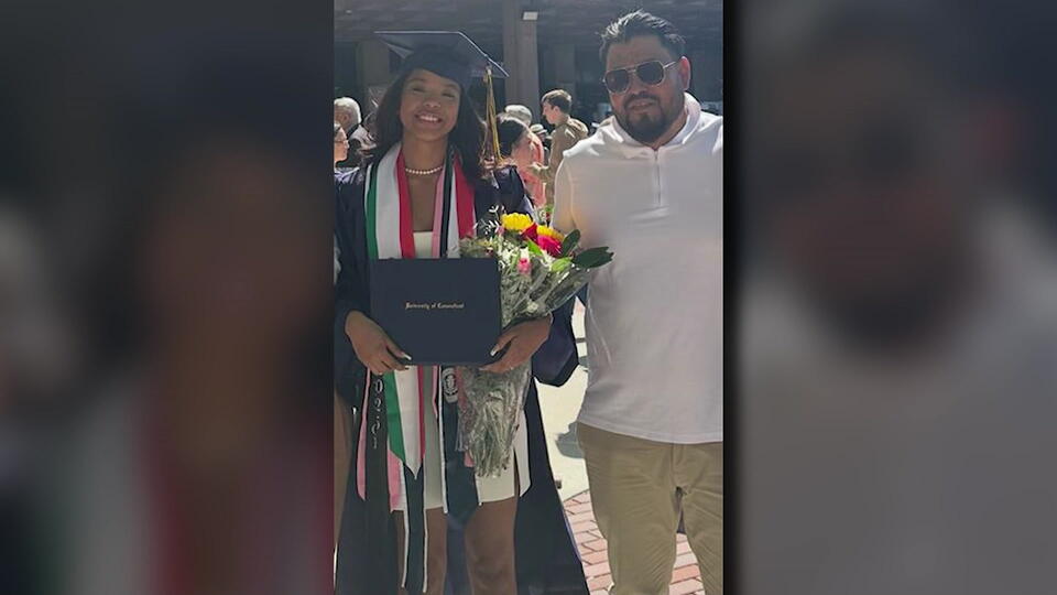Daughter of Norwalk man seen arrested by ICE agents in viral graphic ...