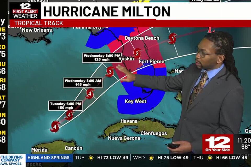 Hurricane Milton downgraded to Cat. 4 as Florida braces for impact - NewsBreak