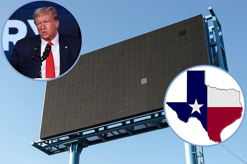 This Trump Billboard in a Small Texas Town is So Cringey - NewsBreak
