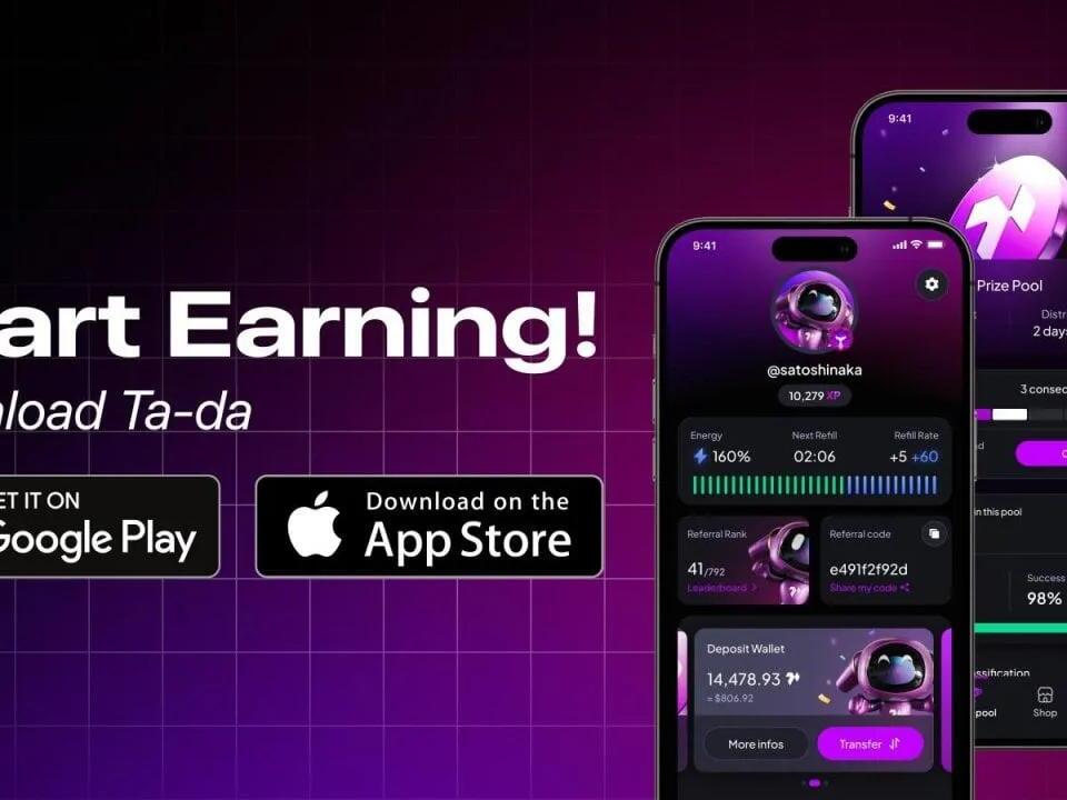 With Ta-da, iOS and Android users can now earn crypto with AI and Web3 ...