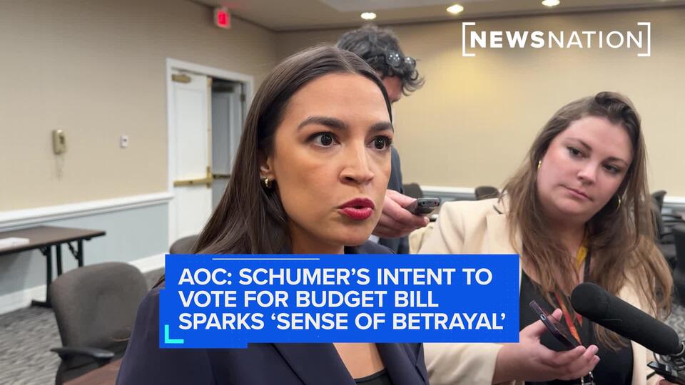AOC: Schumer’s intent to vote for budget bill a ‘slap in the face ...