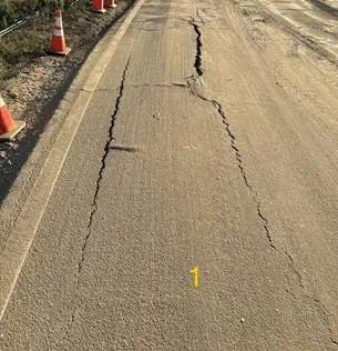 Drilling Operation Continues Following Roadway Cracking on Highway 154 ...