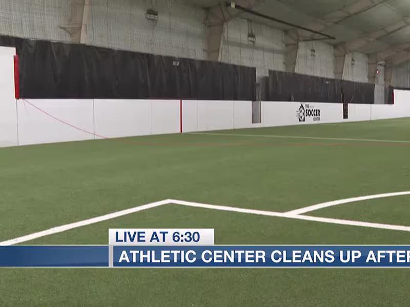 Maple Athletic Complex in Omaha working to clean up after flood