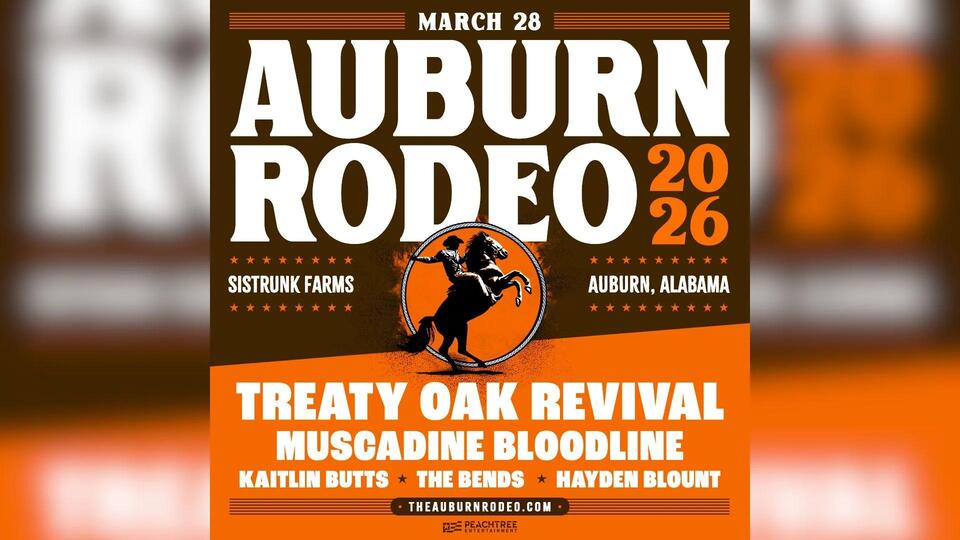 Auburn Rodeo drops 2026 lineup: Treaty Oak Revival, Muscadine Bloodline and more - NewsBreak