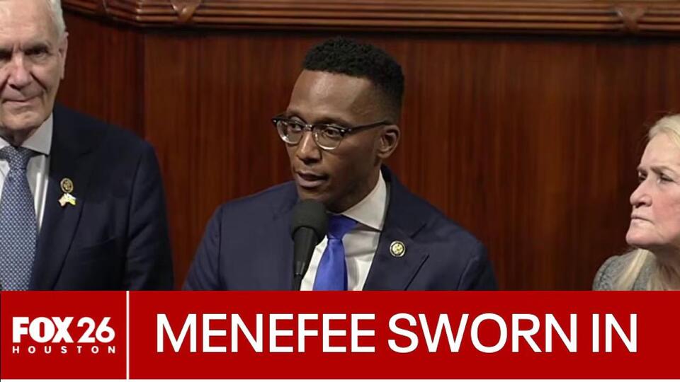 Christian Menefee sworn in Monday to represent Texas' 18th ...