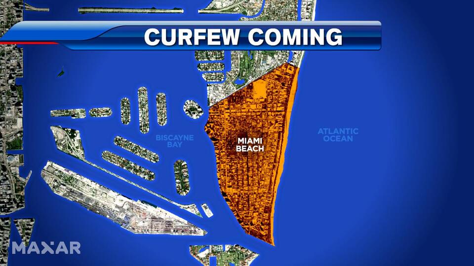 Miami Beach implements weekend curfew amid spring break crowds - NewsBreak