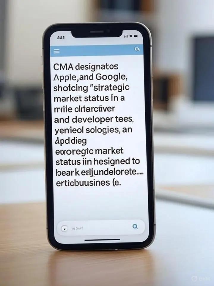 UK CMA Designates Apple, Google with Strategic Market Status in Mobile ...