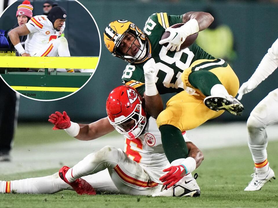 Chiefs’ Bryan Cook carted off field with gruesome ankle injury