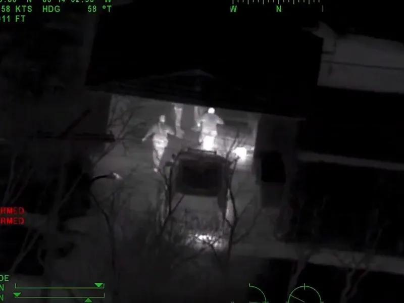 WATCH: MSP helicopter helps police make multiple arrests, including ...