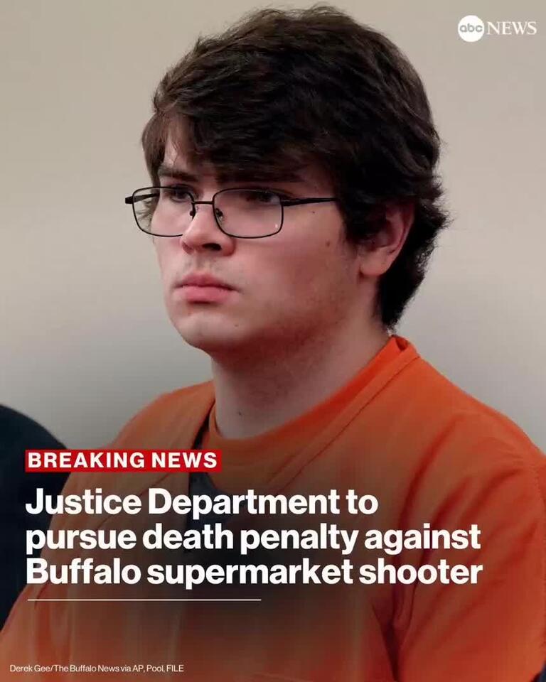 BREAKING: The Justice Department has announced it will pursue the death ...