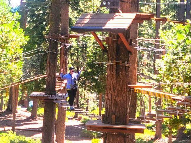 Day hiker: Tahoe Treetop Adventure Parks