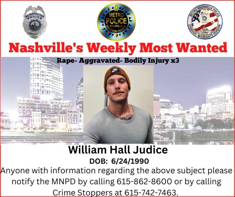 Nashville’s Weekly Most Wanted as of March 14, 2023 - NewsBreak