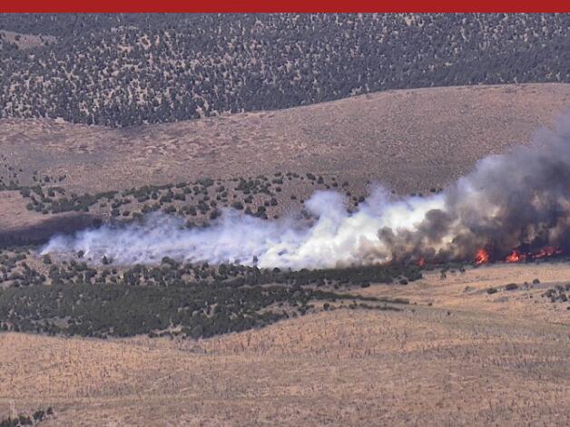Fire breaks out between Elko and Ely