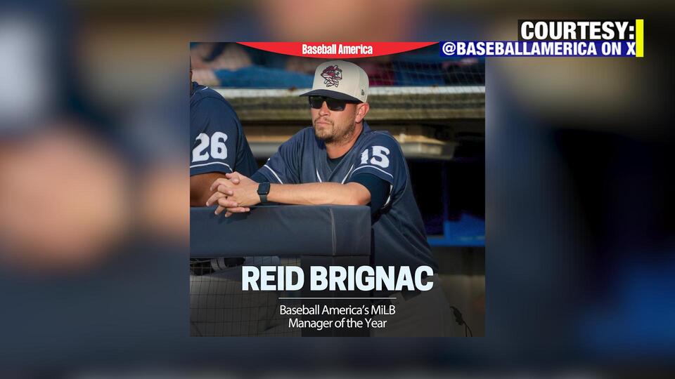 Former Rumble Ponies manager Reid Brignac named Baseball America's 2025 ...