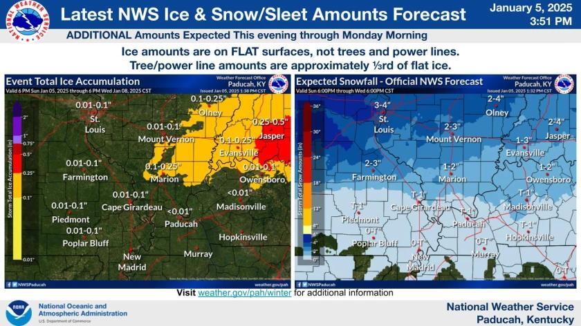 Freezing rain expected to transition to snow across the region as ...