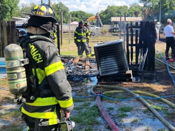 Fire Rips Through Mobile Home In Plant City