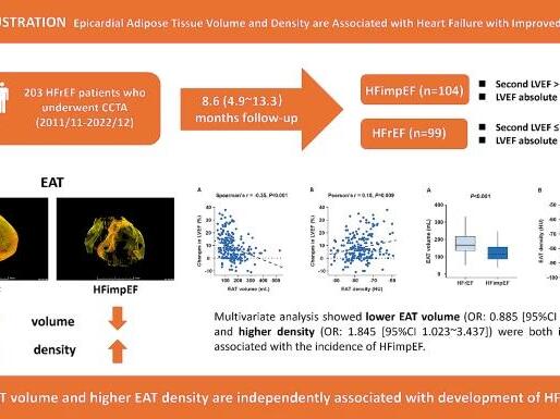 Epicardial adipose tissue volume and density are associated with heart ...