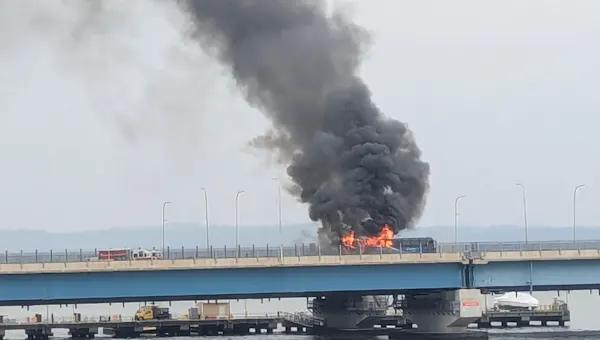 All lanes open on Gov. Mario Cuomo Bridge following Hudson Link bus ...