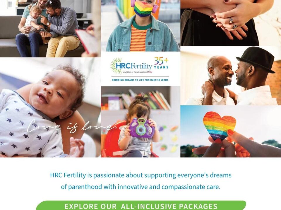 HRC Fertility Honors Pride Month With All-Inclusive Packages