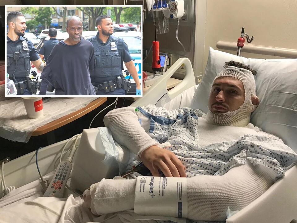 NYC straphanger set on fire blocked fiancée from maniac’s flaming ...