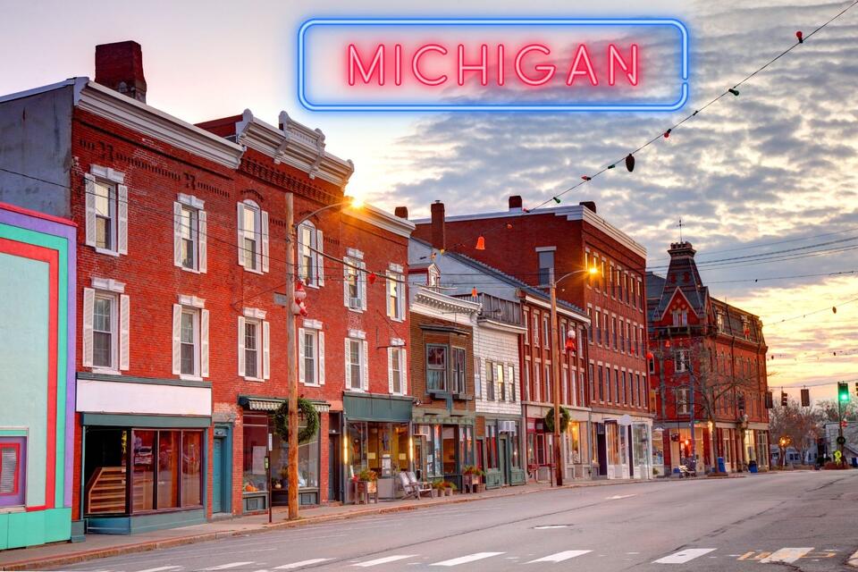 A Small Michigan Town Is Home To America's Prettiest Main Street ...