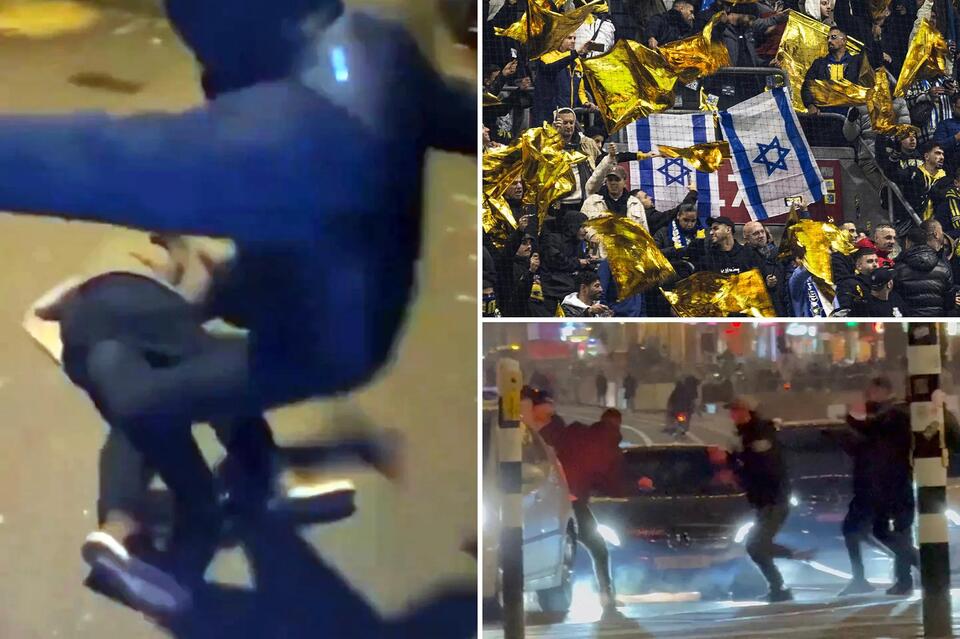 Israeli soccer fans in Amsterdam ambushed by gangs of anti-Israel ...
