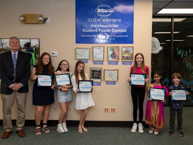Winners of SCWA Student Poster Contest honored