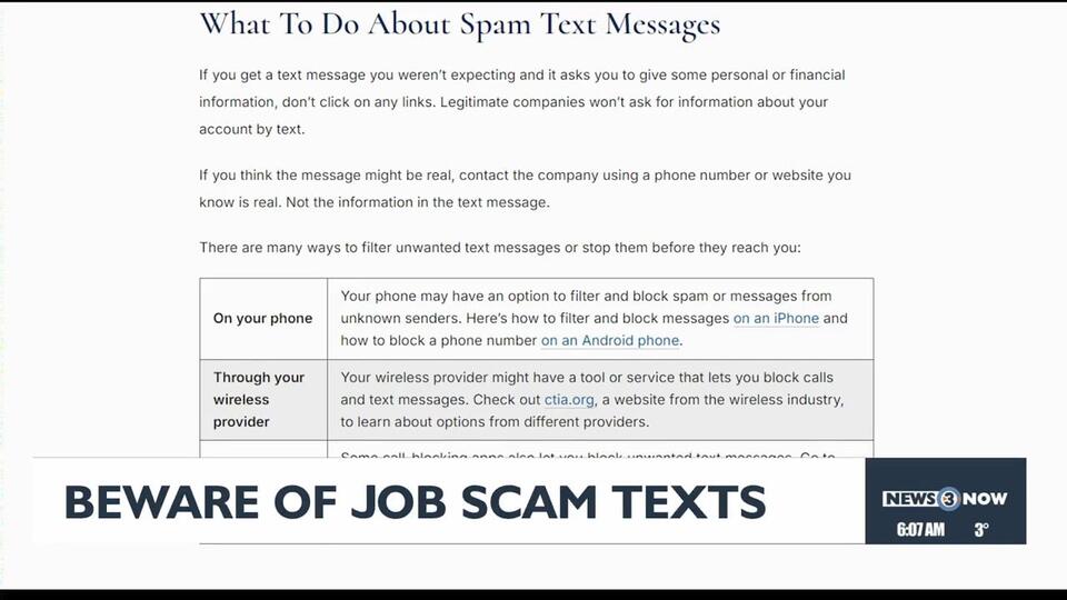 Beware of job scam texts - NewsBreak