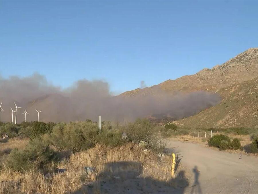 Cabazon wildfire progression stopped after blackening 40 acres near the ...