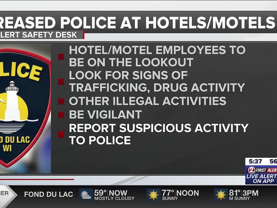 Police checking hotels for human trafficking during EAA
