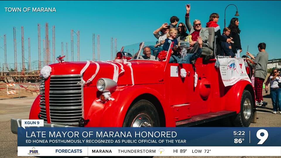 Late Marana Mayor Ed Honea named Public Official of the Year by APRA ...