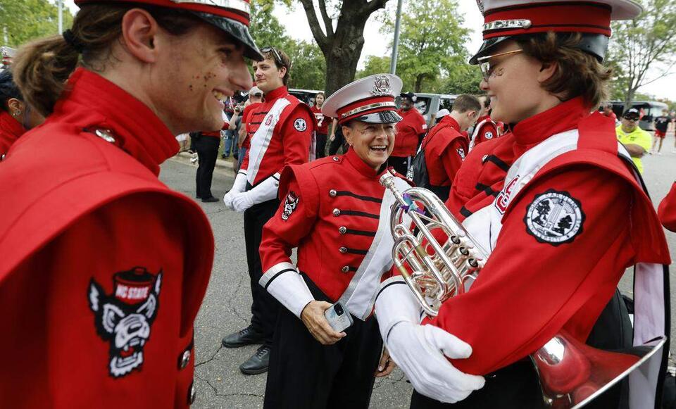 At 58, she’s the oldest but proudest horn player in the NC State ...