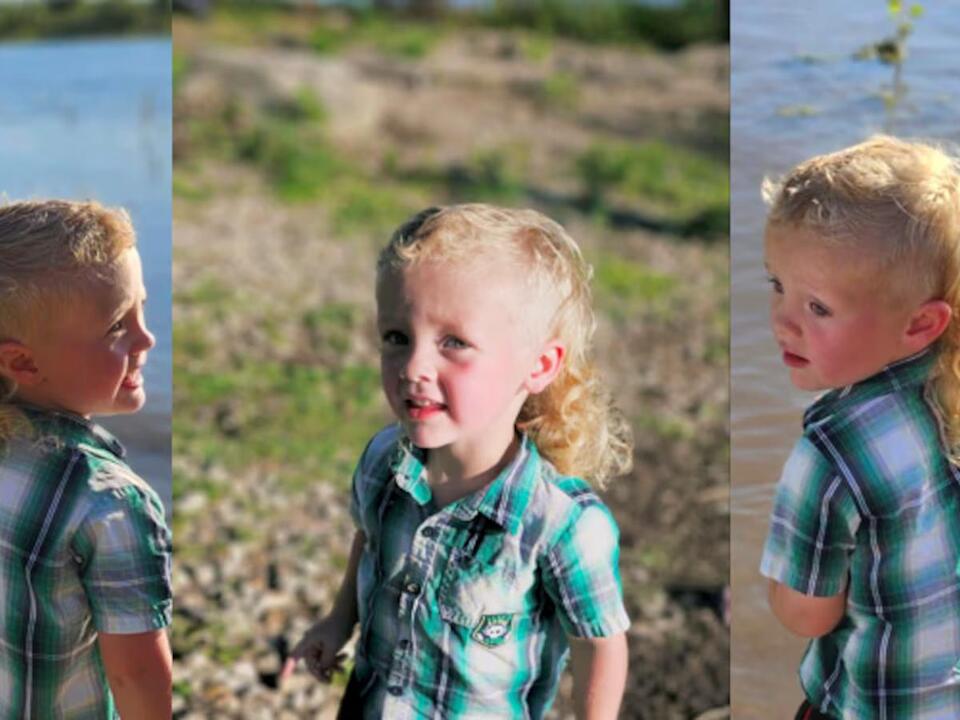 Another Kansas kid competing for ‘best mullet’: Meet 3-year-old Kuder ...