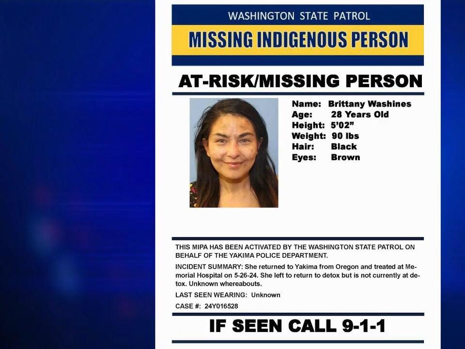 Washington State Patrol searching for Missing Indigenous Person in ...