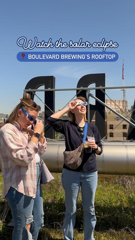 Totally (not) staring at the sun. 🌗 Did you catch today’s solar eclipse? ICYMI — it was your ...