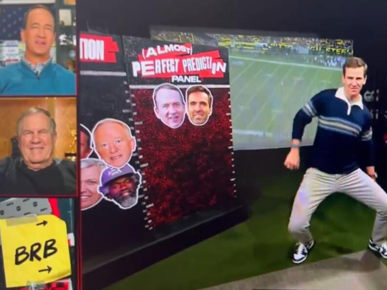 Eli Manning Doing Dexter Lawrence's 'Sexy Dexy' Dance on Manningcast ...