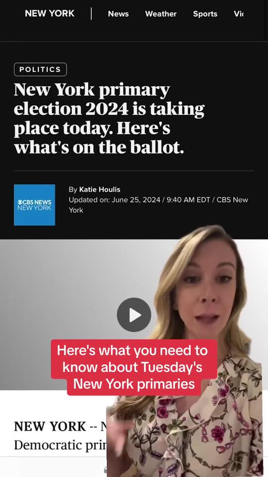 The 2024 New York primary election is happening today heres what you ...