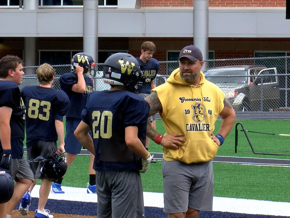 WVU legend Owen Schmitt entering fourth season on staff at Greenbrier West