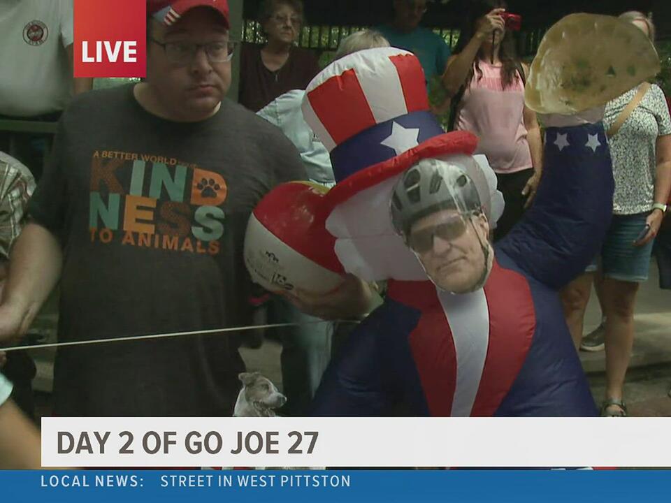 Joe stops in Sunbury during Day 2 of Go Joe 27
