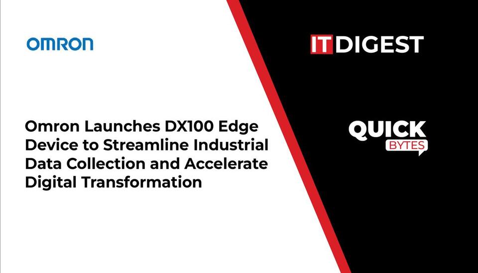 Omron Launches DX100 Edge Device to Streamline Industrial Data ...