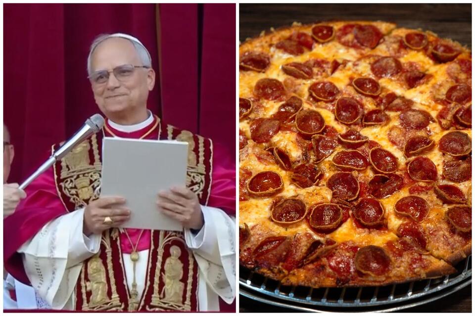 Aurelio’s Serves Up New ‘Poperoni Pizza’ In Honor Of Pope Leo XIV ...