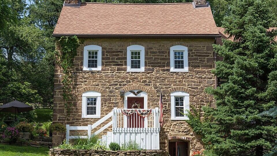 Historic William Cree House in Greene County, Pennsylvania: over 200 ...