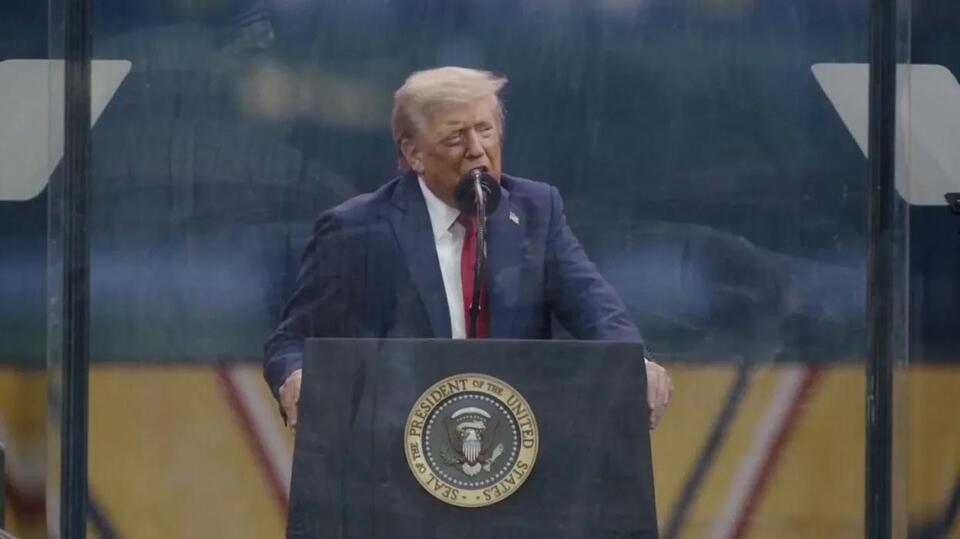 Trump's birthday military parade in pictures: Soldiers march and tanks ...