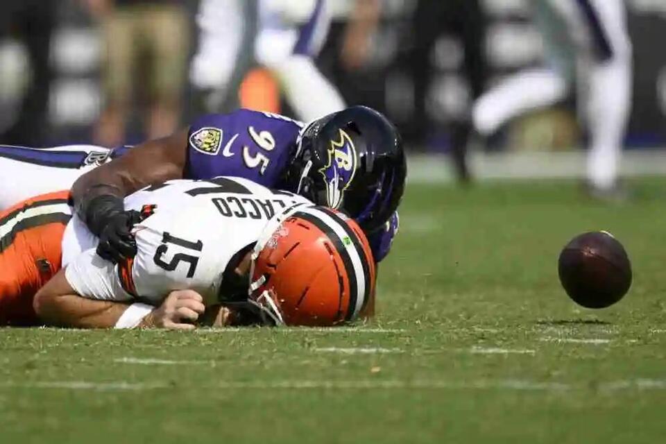 Ravens 41, Browns 17: Joe Flacco has rough return to Baltimore as ...