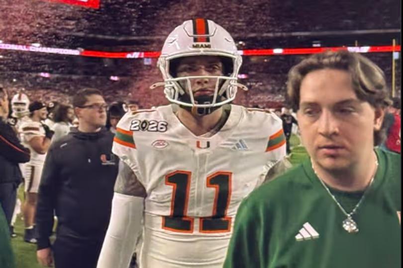Carson Beck conspiracy theory emerges from illegal act during Miami ...