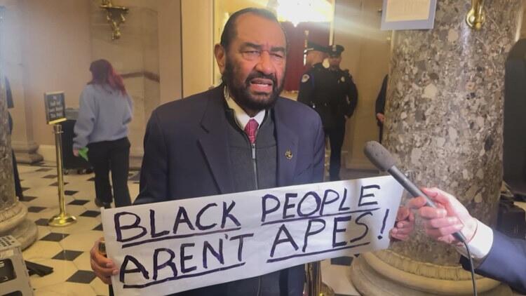Texas Rep. Al Green escorted out of House chamber during State of the ...